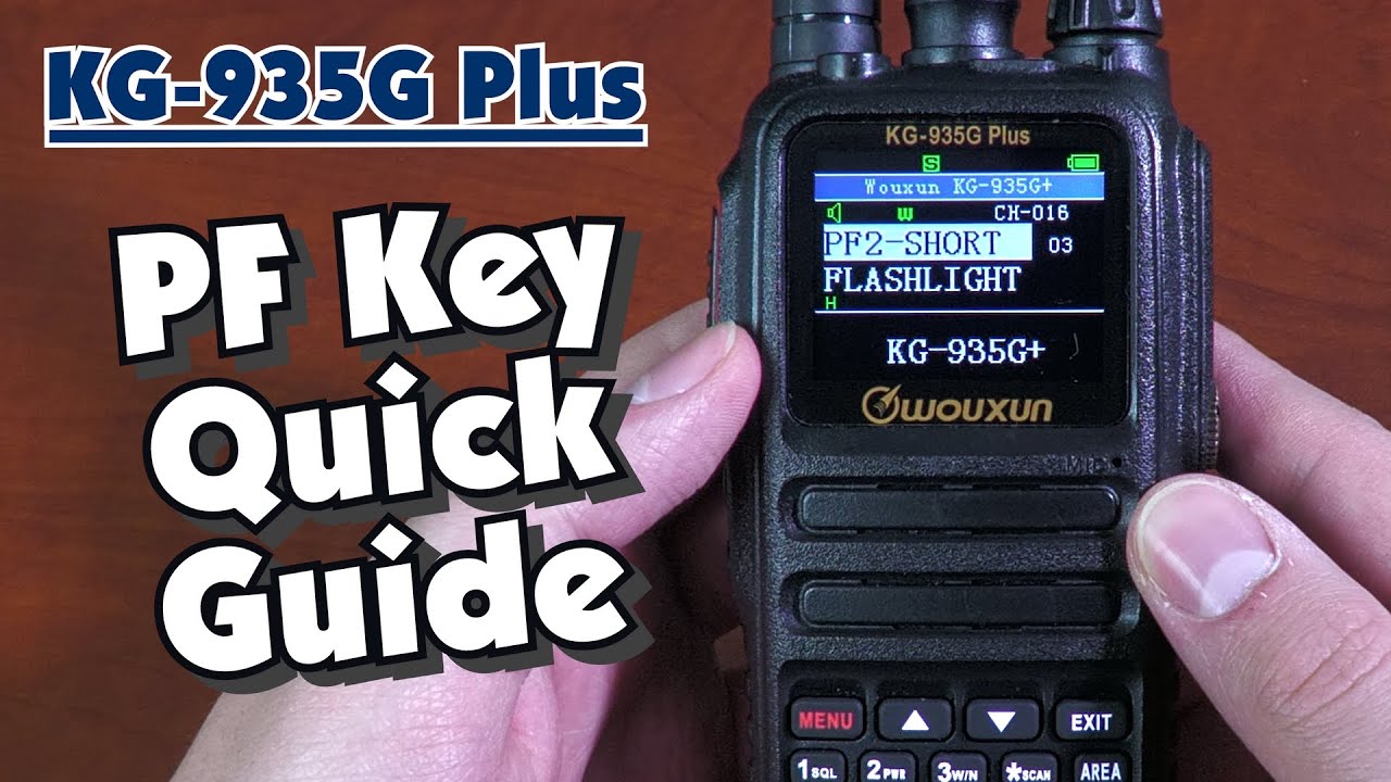 KG-935G Plus information and tutorial videos - FRS / GMRS Radios - Two ...
